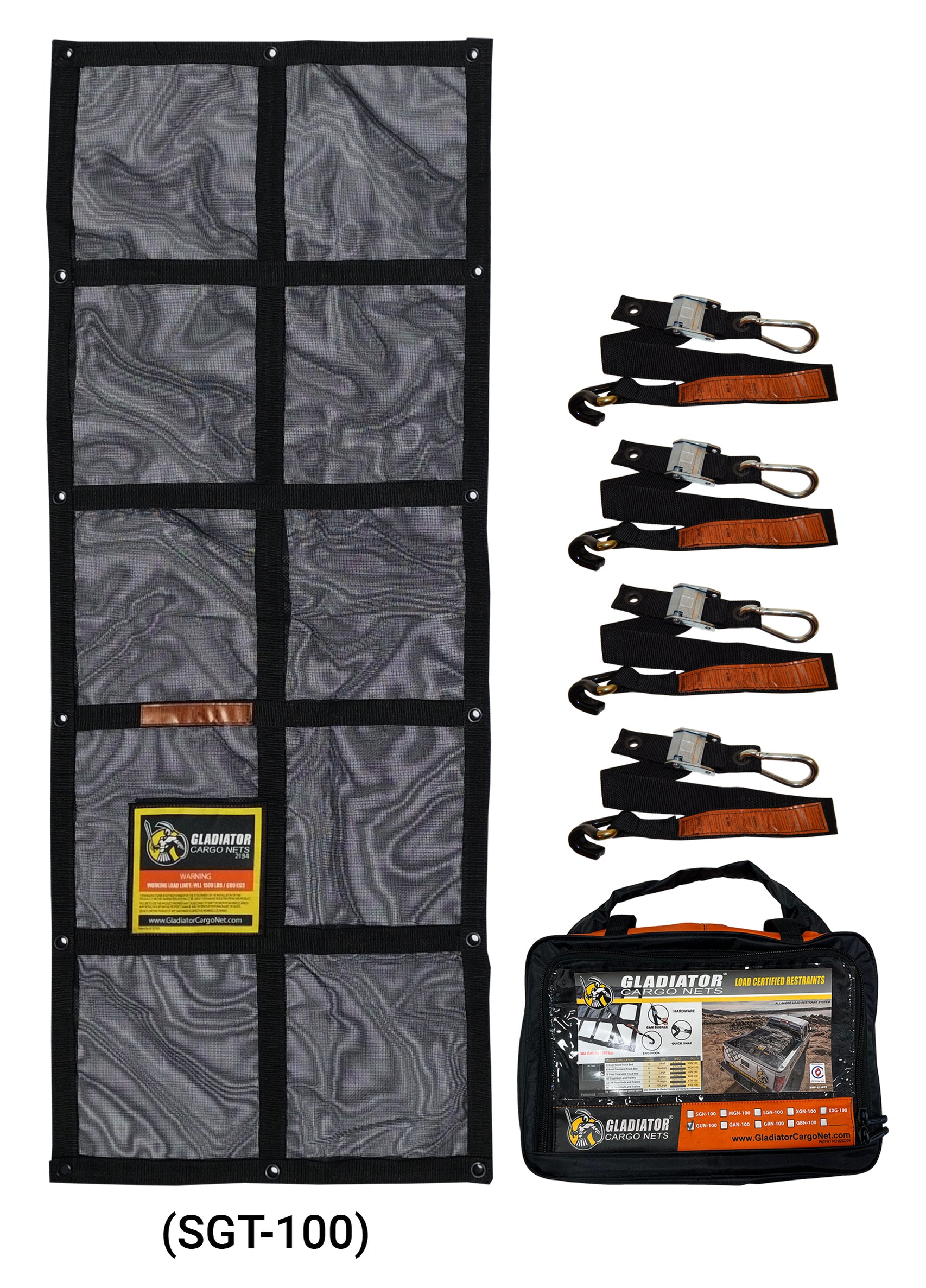 Roof Rack Cargo Net — Gladiator Cargo Nets | Heavy Duty Truck Cargo Net