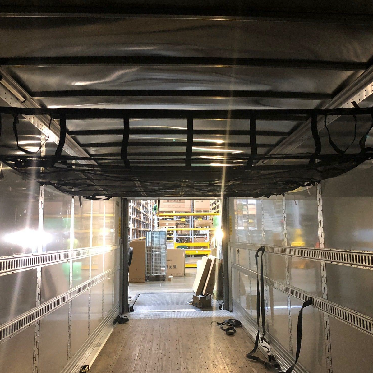 Semi Tractor Trailer Shelf Net — Gladiator Cargo Nets | Heavy Duty ...