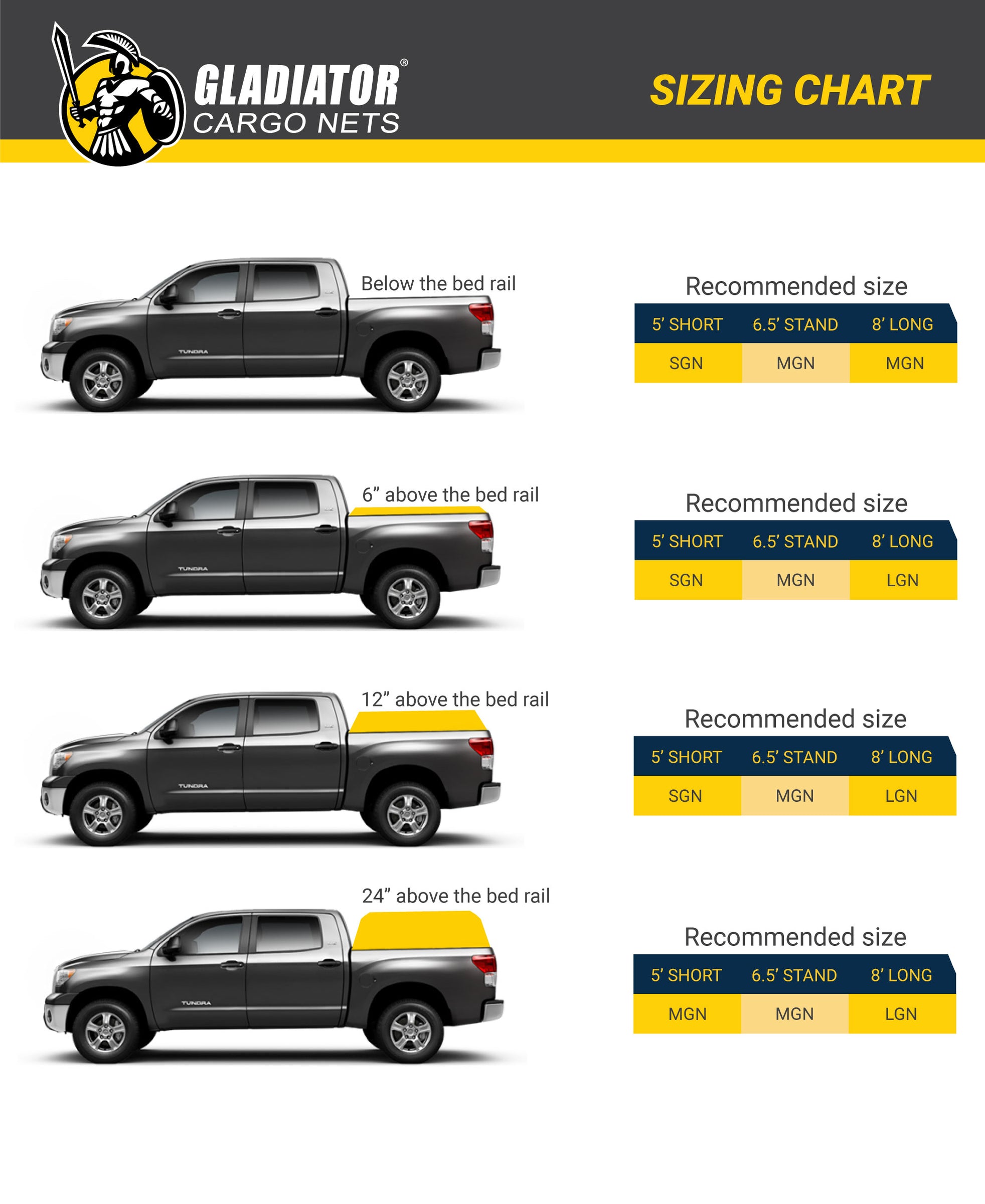 Gladiator Cargo Net — Gladiator Cargo Nets | Heavy Duty Truck Cargo Net