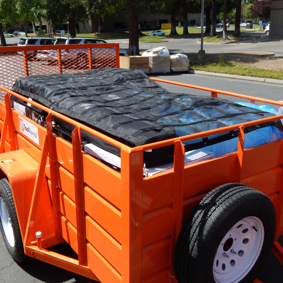 Utility Trailer Cargo Net — Gladiator Cargo Nets | Heavy Duty Truck ...