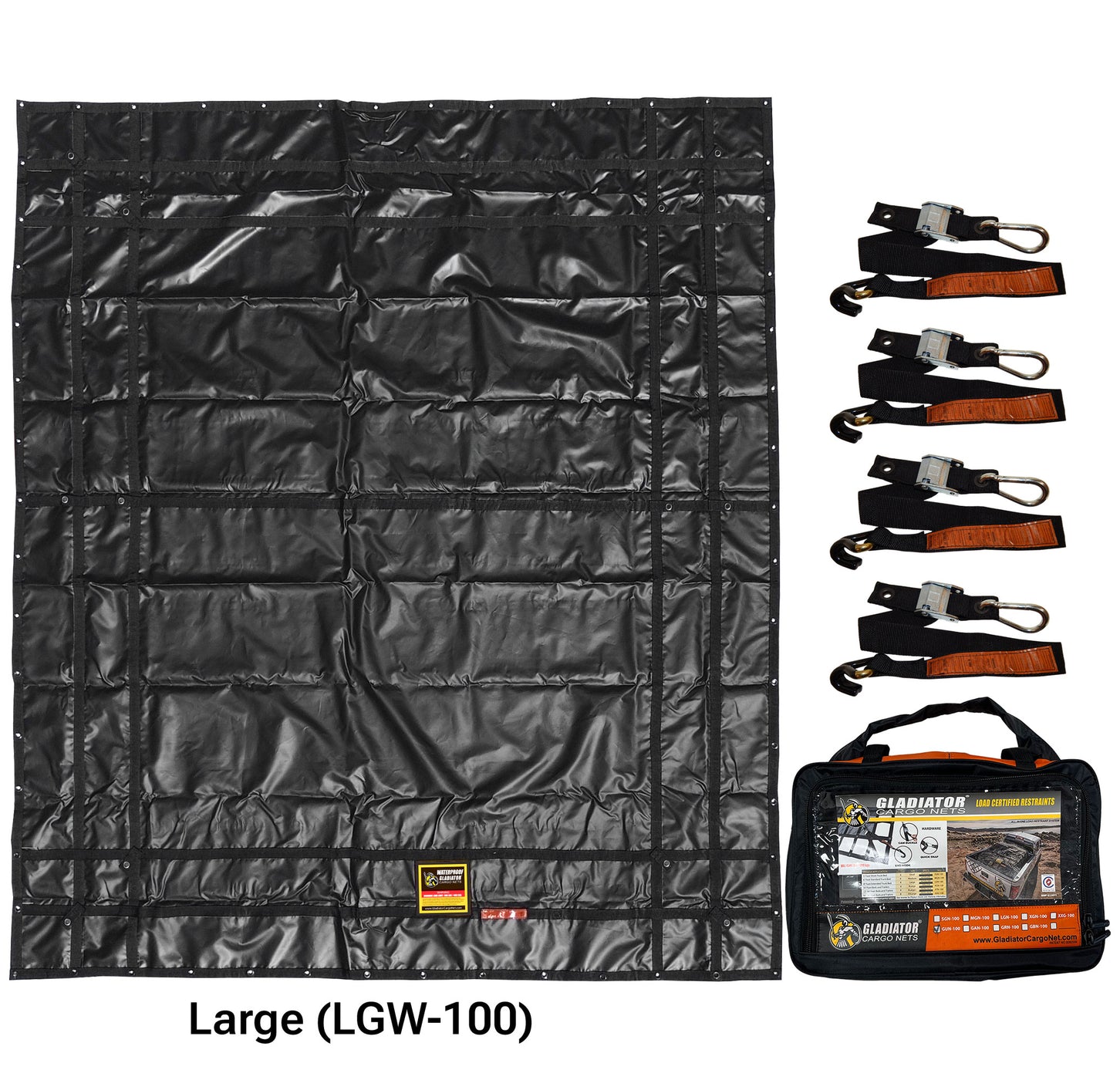 Waterproof Cargo Net — Gladiator Cargo Nets | Heavy Duty Truck Cargo Net