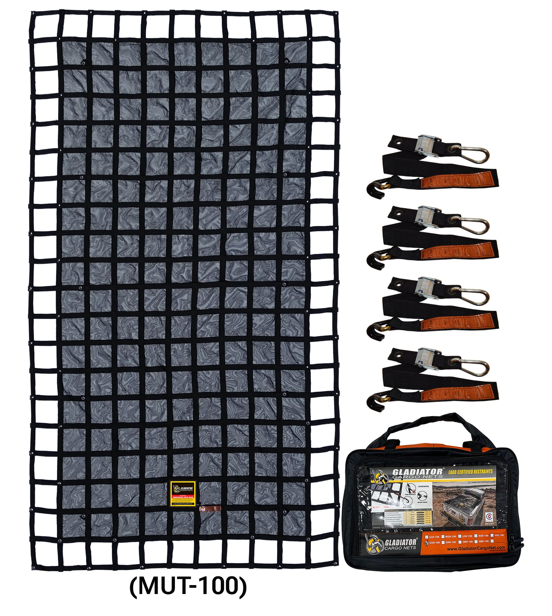 Assorted Size Cargo Net — Gladiator Cargo Nets | Heavy Duty Truck Cargo Net