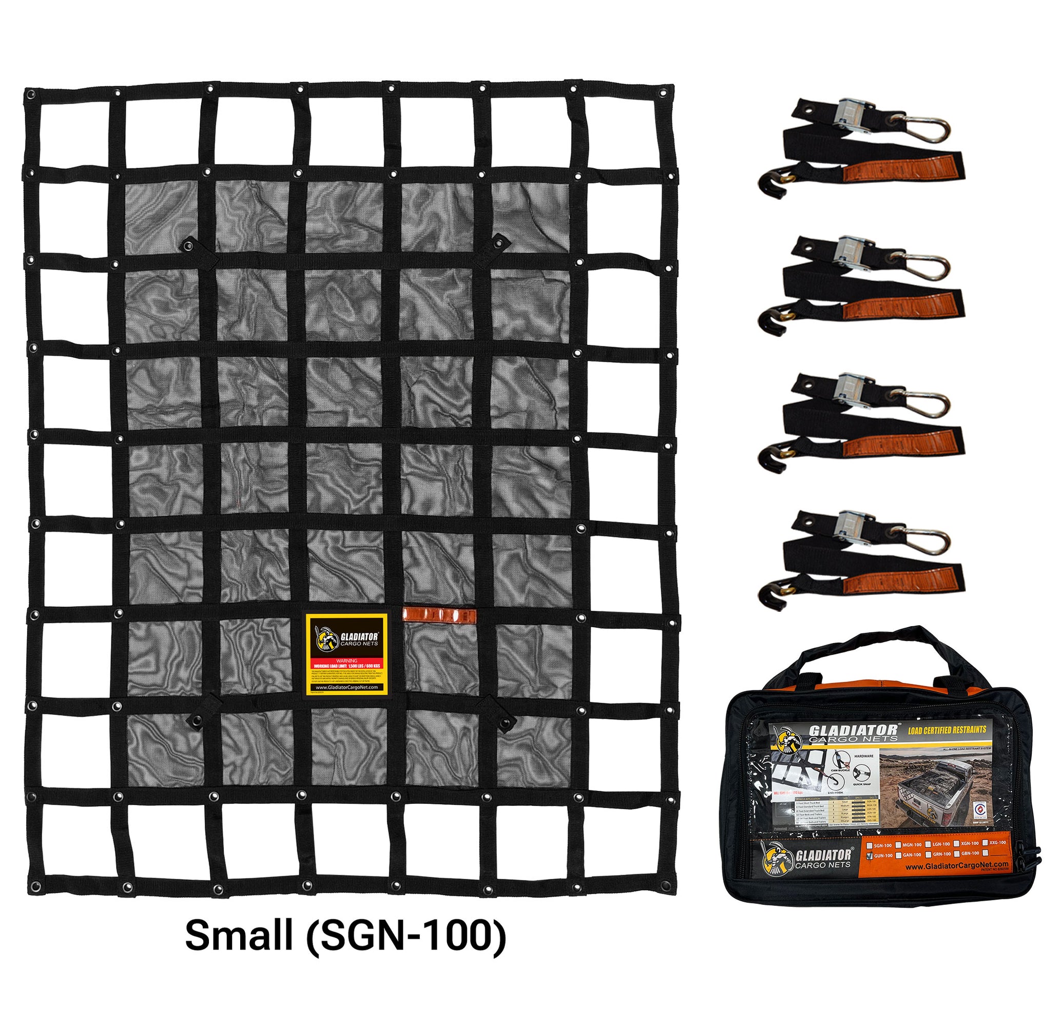 Roof Rack Cargo Net — Gladiator Cargo Nets | Heavy Duty Truck Cargo Net