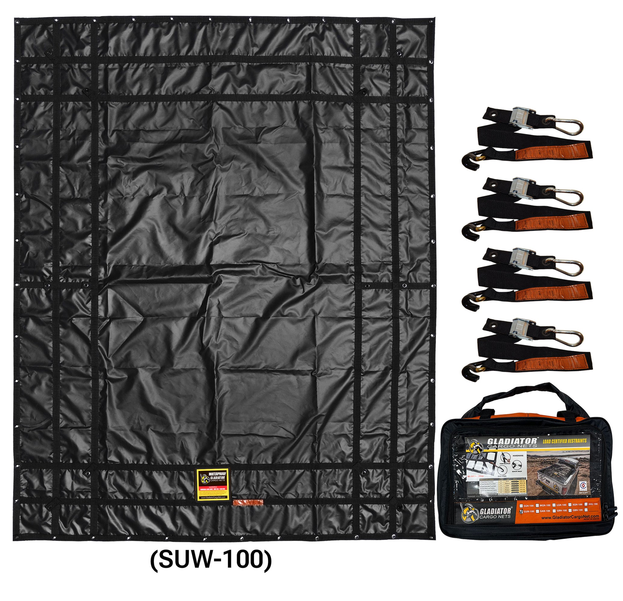 Waterproof Cargo Net — Gladiator Cargo Nets | Heavy Duty Truck Cargo Net