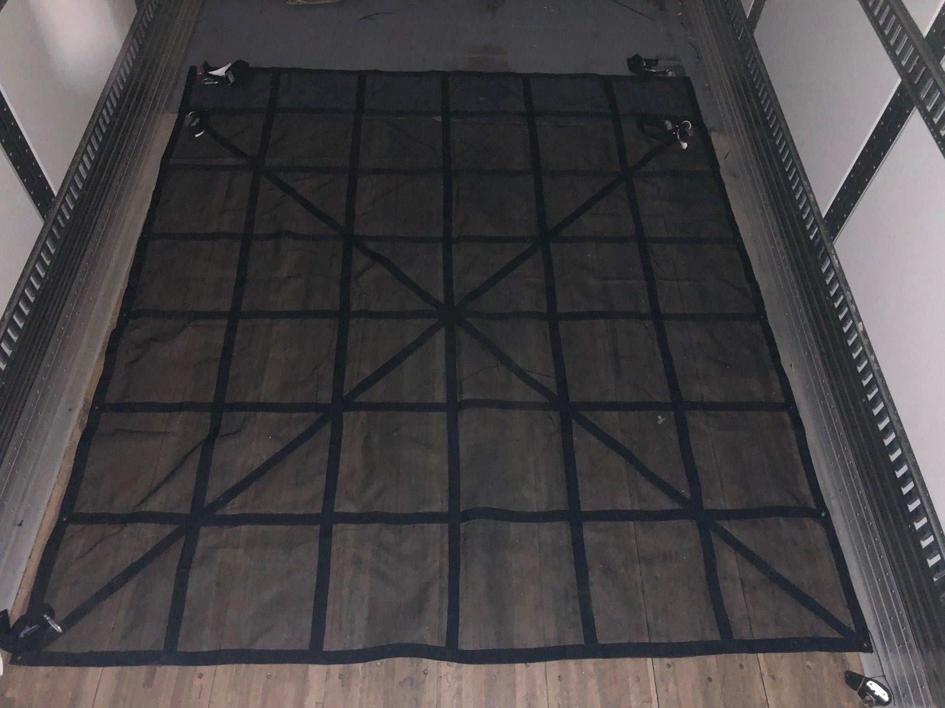 Semi Tractor Trailer Shelf Cargo Net — Gladiator Cargo Nets | Heavy ...