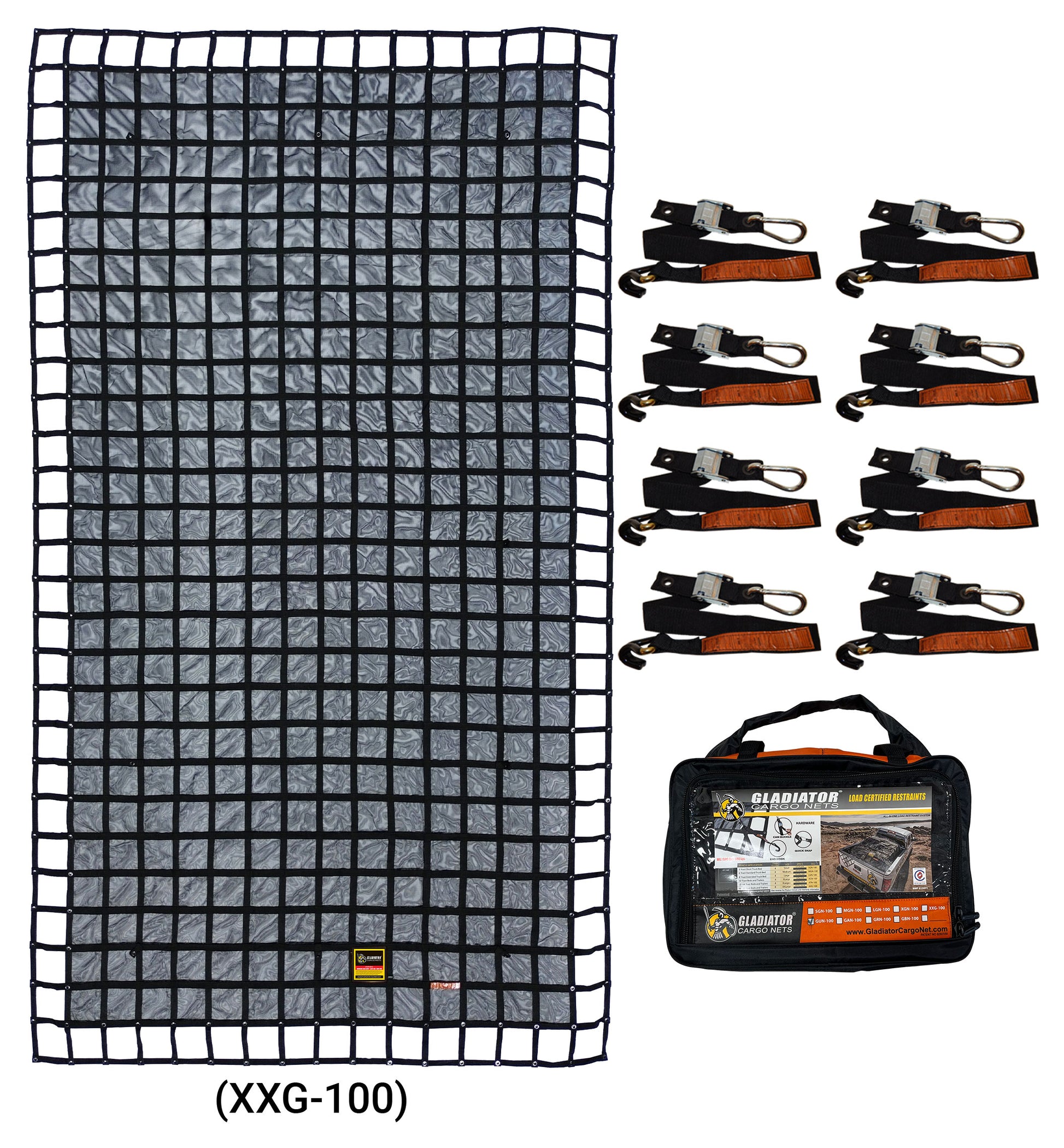 Gladiator Cargo Net — Gladiator Cargo Nets | Heavy Duty Truck Cargo Net