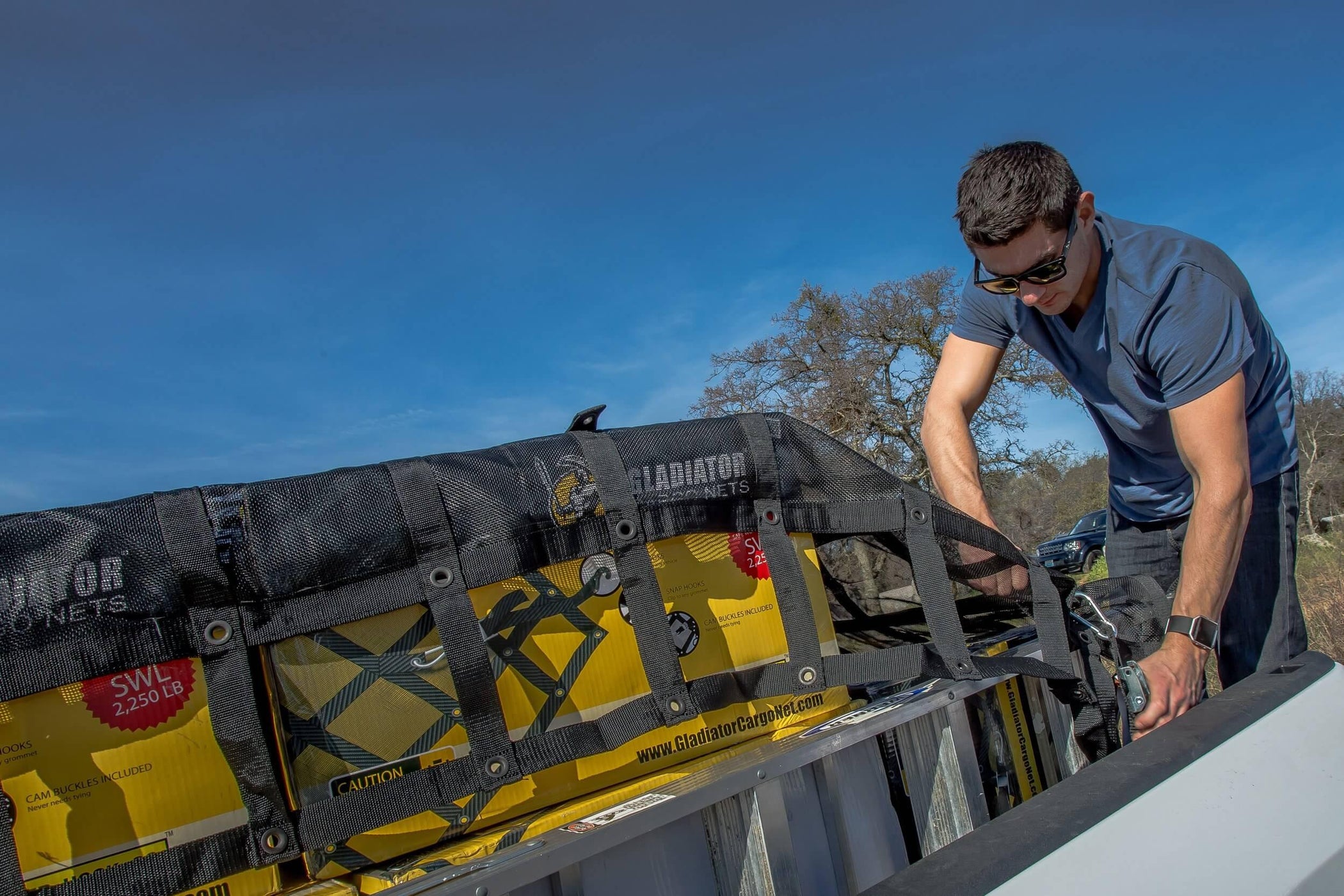 Gladiator Cargo Net — Gladiator Cargo Nets | Heavy Duty Truck Cargo Net